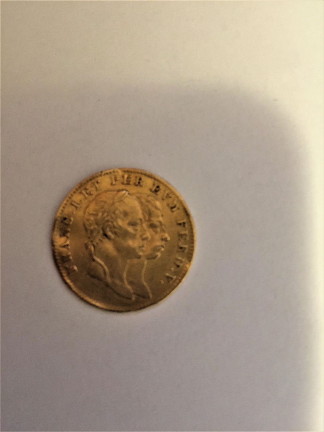 Gold Coin from 1830 24k - ID 8007
